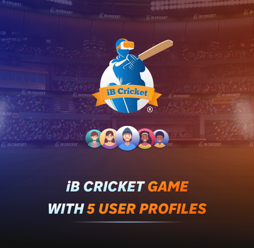 PLAY iB CRICKET RIGHT FROM YOUR LIVING ROOM
