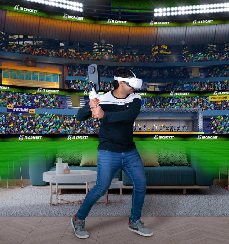 PLAY iB CRICKET RIGHT FROM YOUR LIVING ROOM